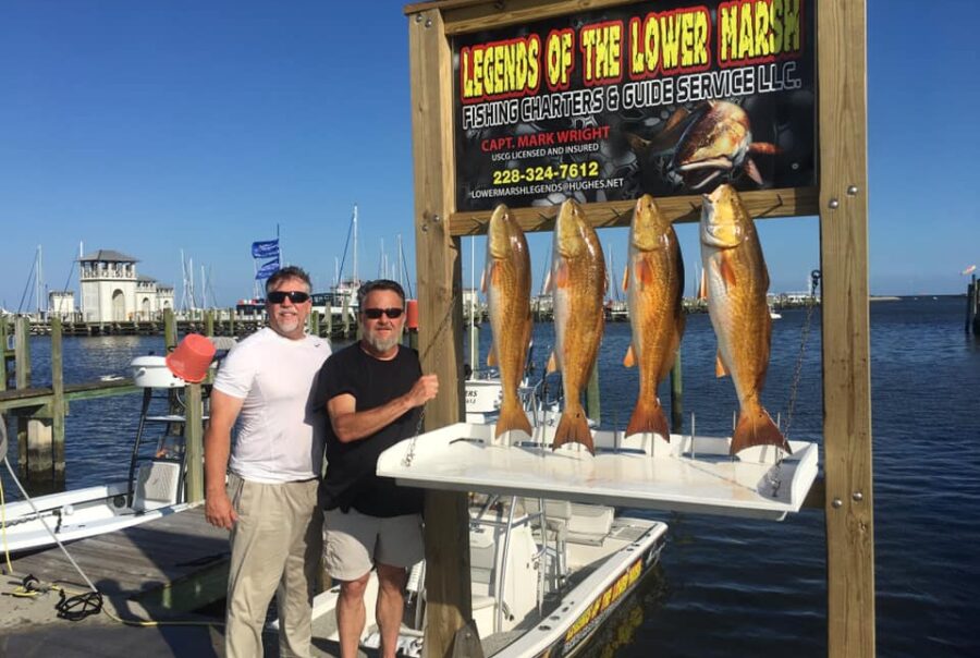 Louisiana Marsh Redfish Fishing Guide